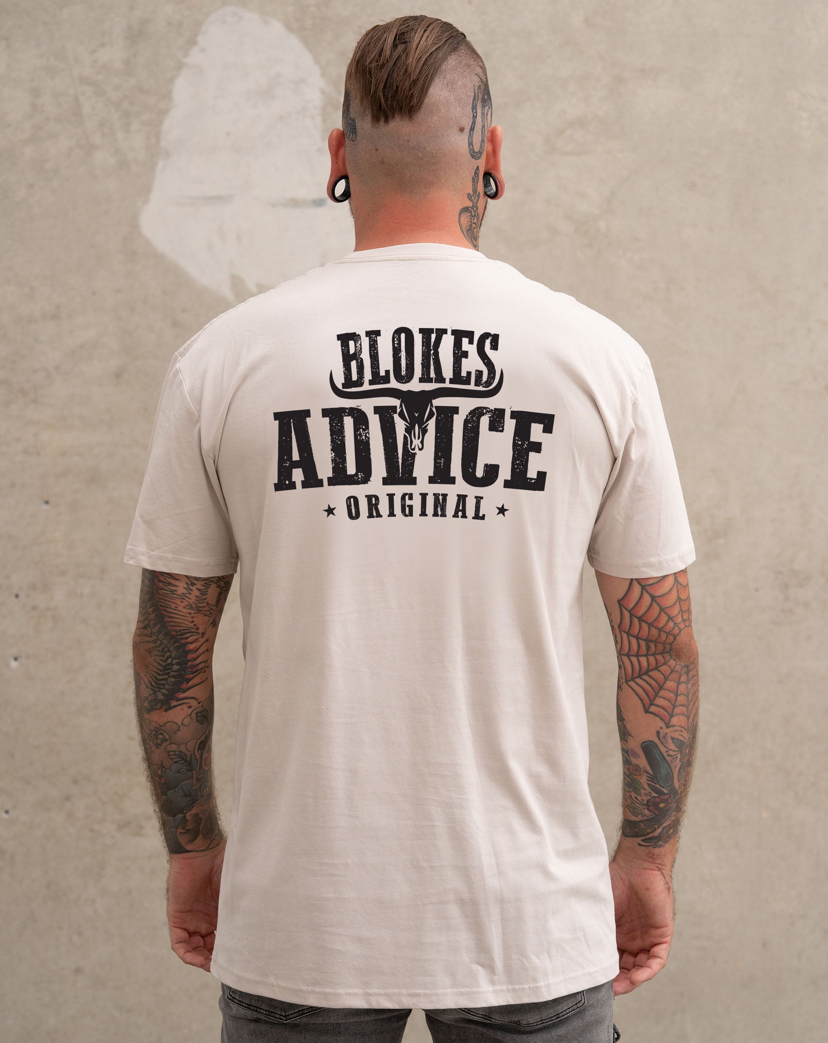 Country Tee - Bone – Blokes Advice